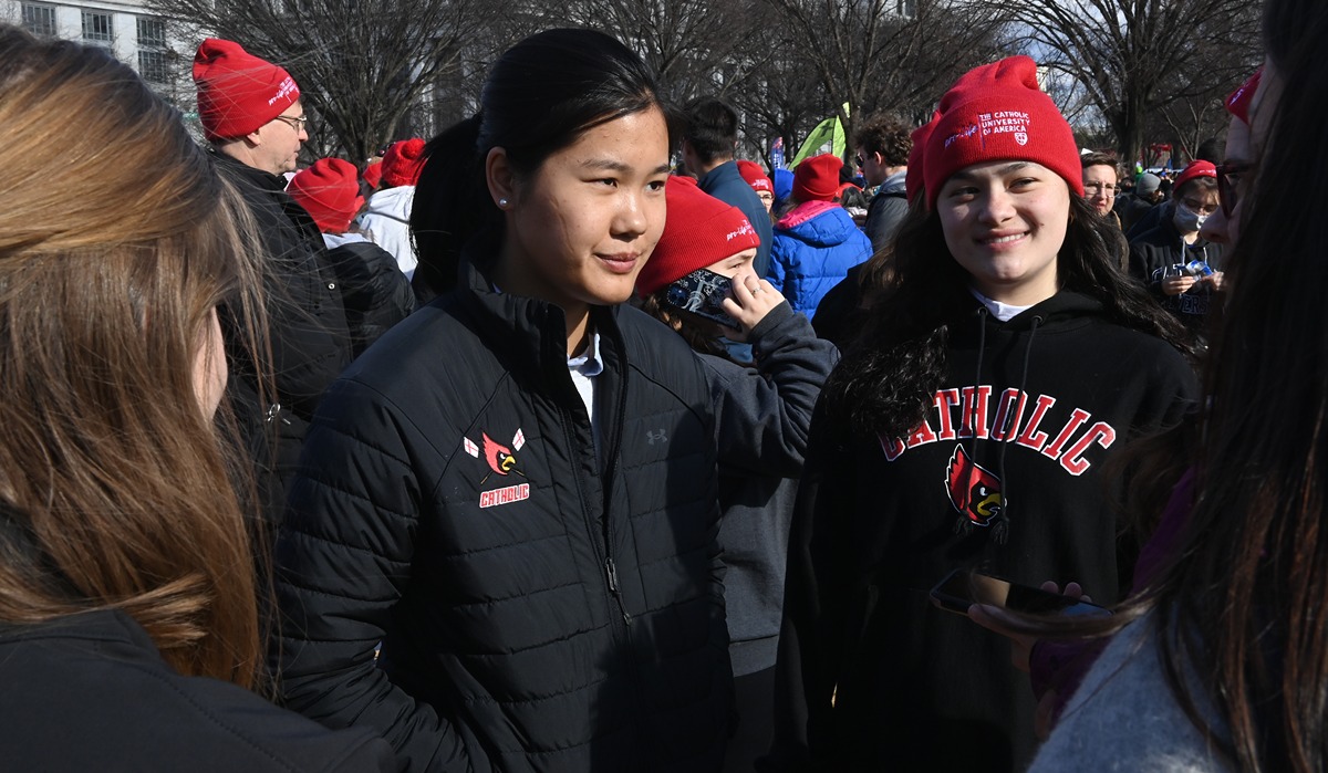 Catholic University continues the fight for life at national March ...